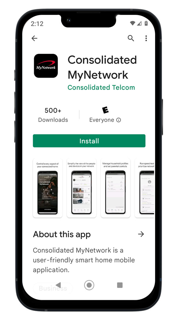 Consolidated MyNetwork